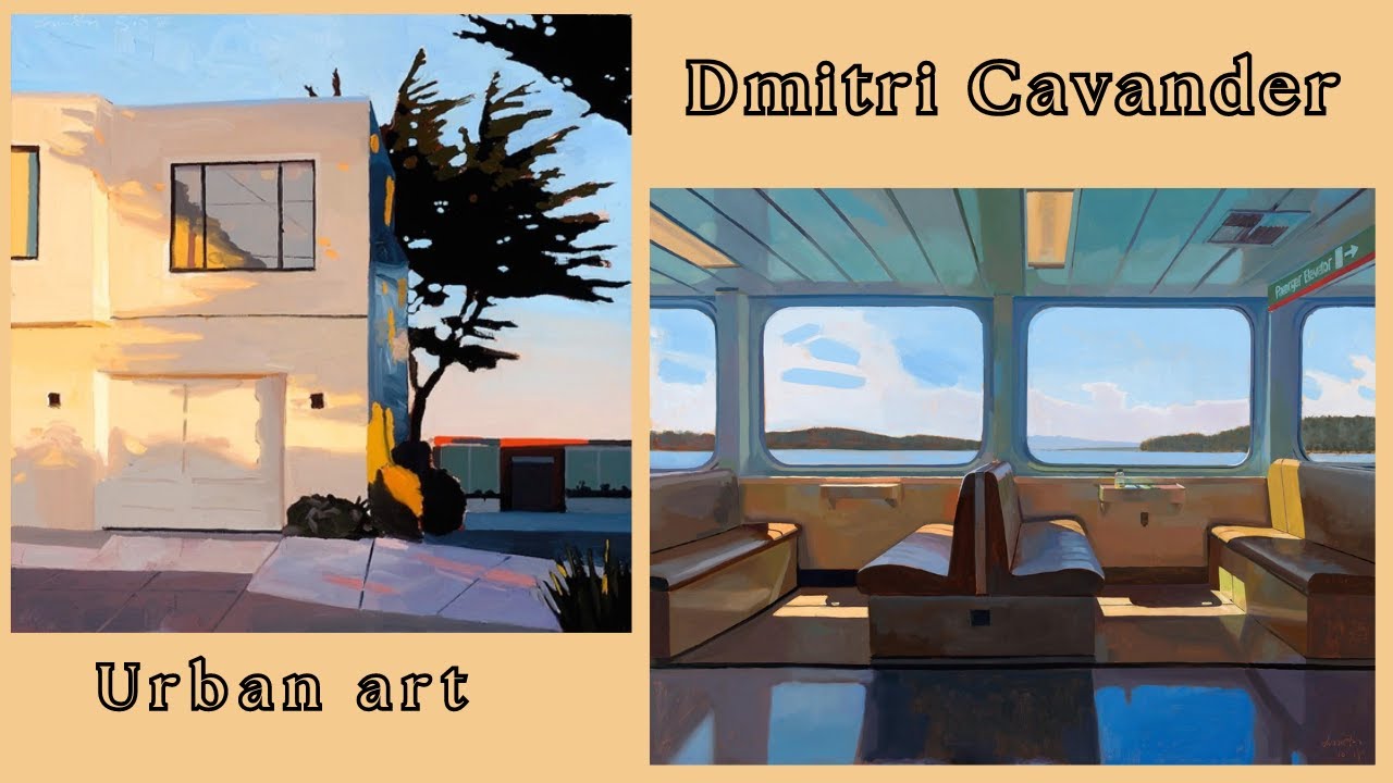 Reminiscent of Edward Hopper?Urban art by Dmitri Cavander, USA - YouTube