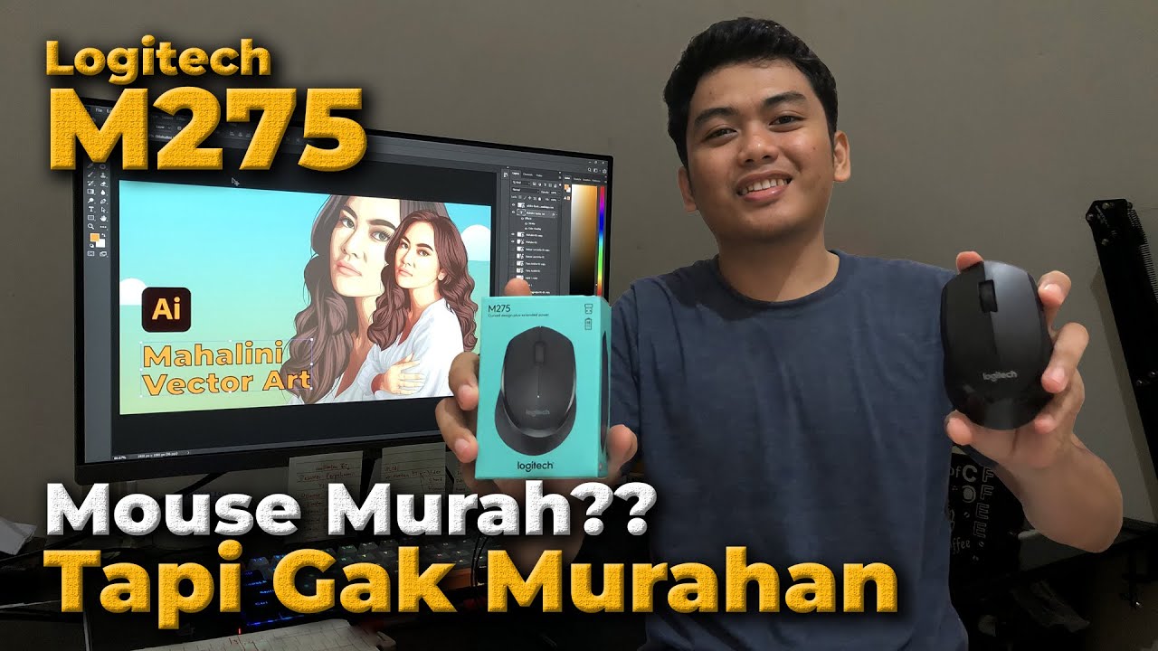 Unboxing Wireless Mouse Logitech M275 - YouTube
