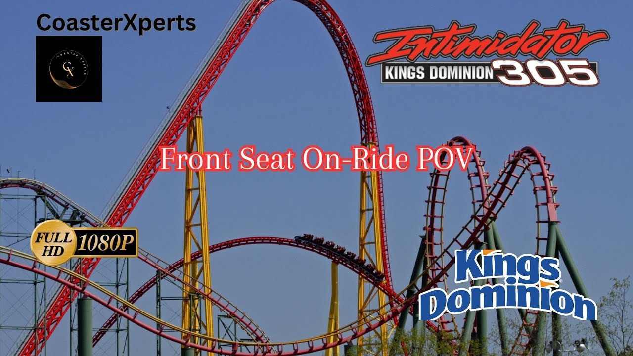 Intimidator 305 Roller Coaster Front Seat On-Ride POV🎢💥 Kings Dominion ...