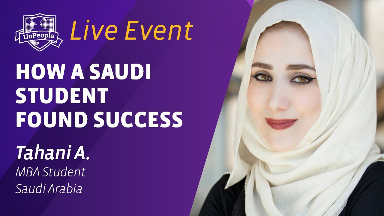 Live Event: How A Saudi Student Found Success - YouTube