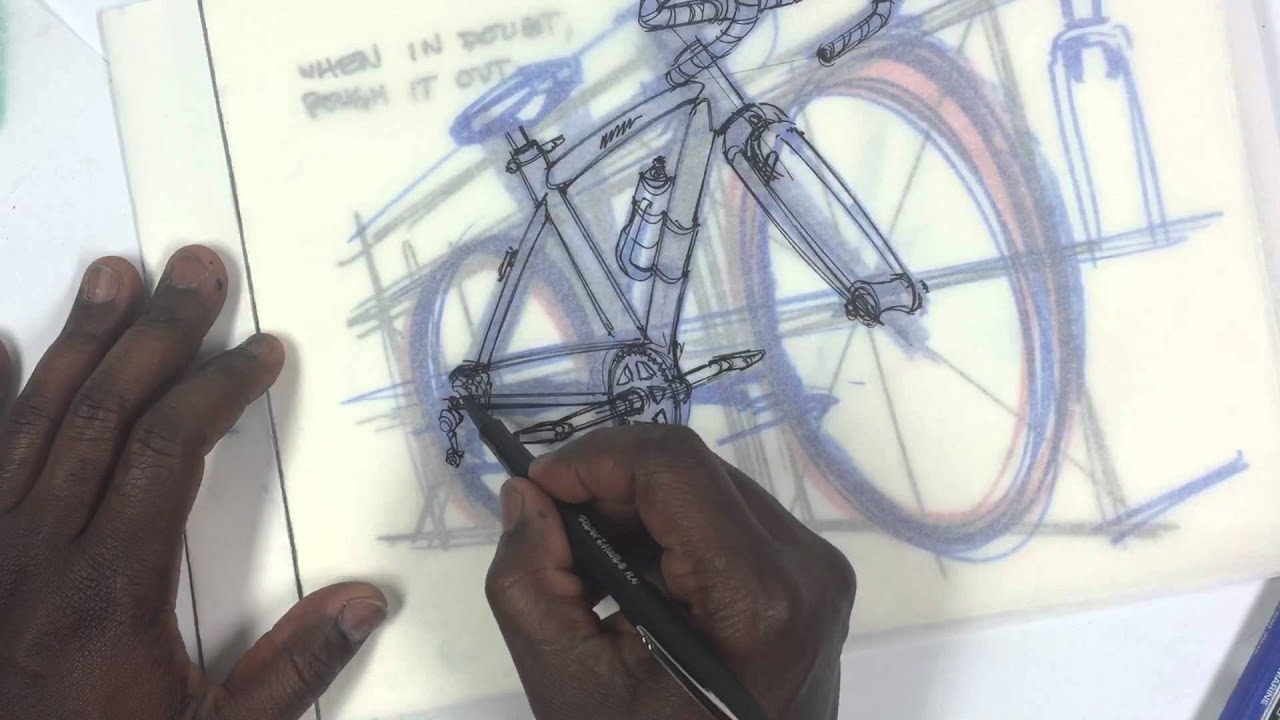 Sketch-A-Day Bicycle Sketch - YouTube