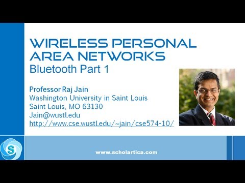 Wireless Personal Area Networks: Bluetooth Part 1