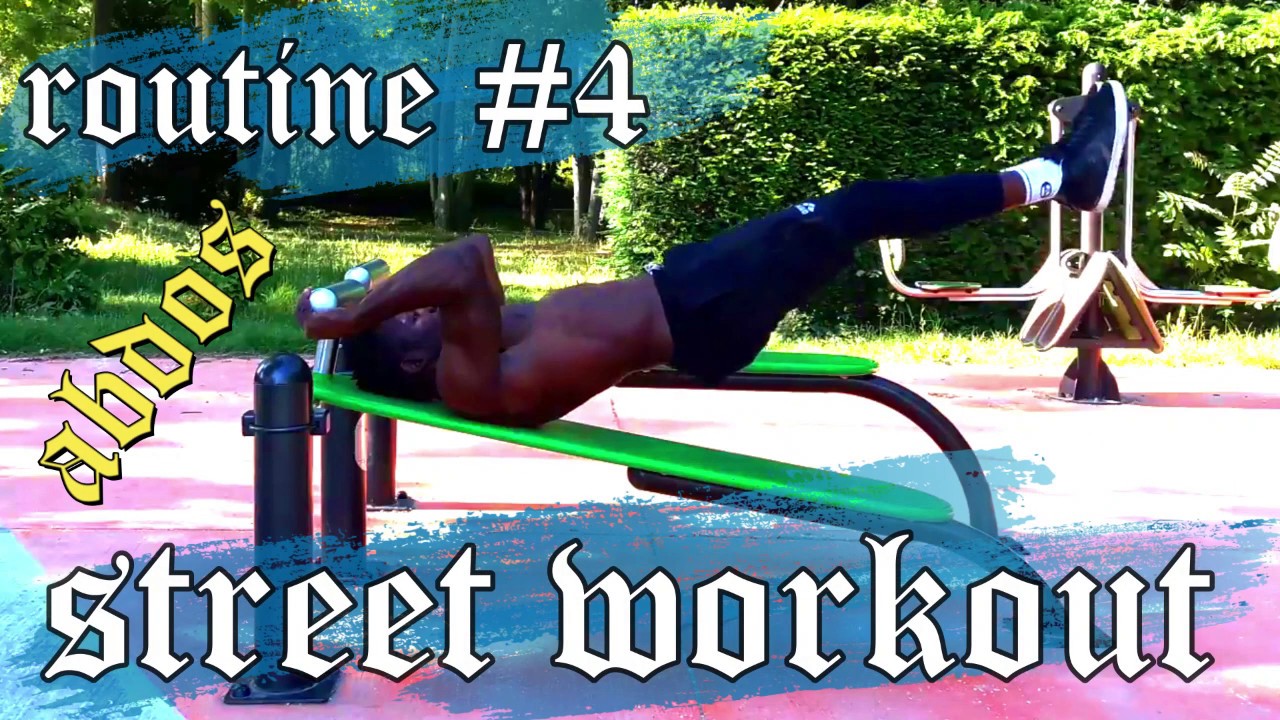 street workout #4 ( abdos ) - YouTube