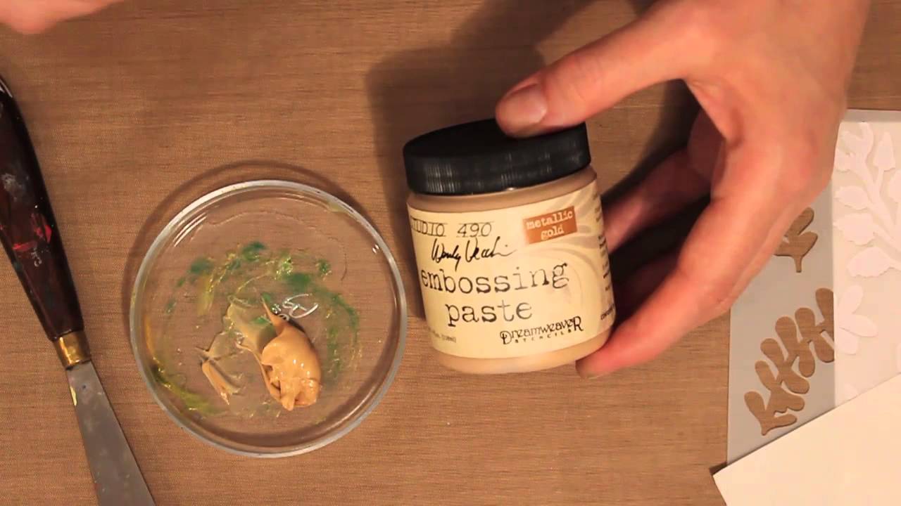 Studio SN: Stenciling with Embossing Paste and Spectrum Noir Alcohol ...