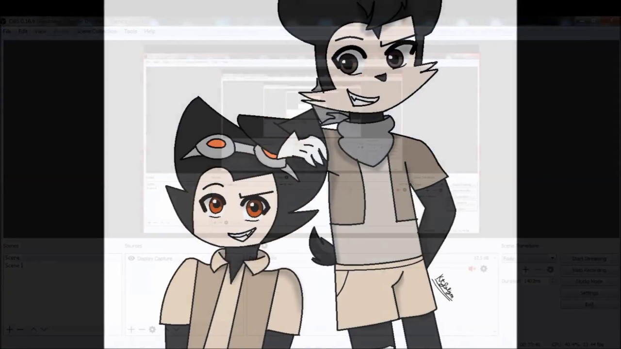 "brothers" bendy & boris ( QFTIM SPEEDPAINT ) - YouTube