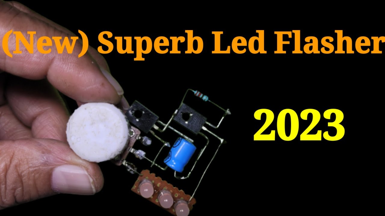 Superb Adjustable Led Flasher With BD139 D882 Transistor |@Shaktitechshakti - YouTube