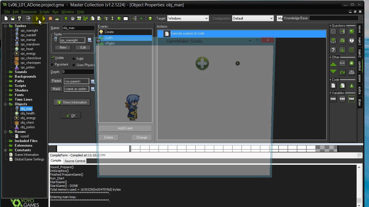 GPC 06-01-A (GameMaker Sprites, Animation, States) - YouTube