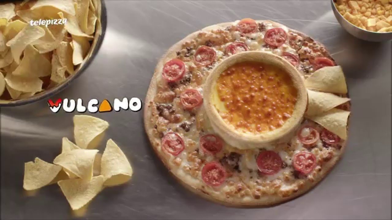 Telepizza Vulcano Média Tv 15'' - YouTube