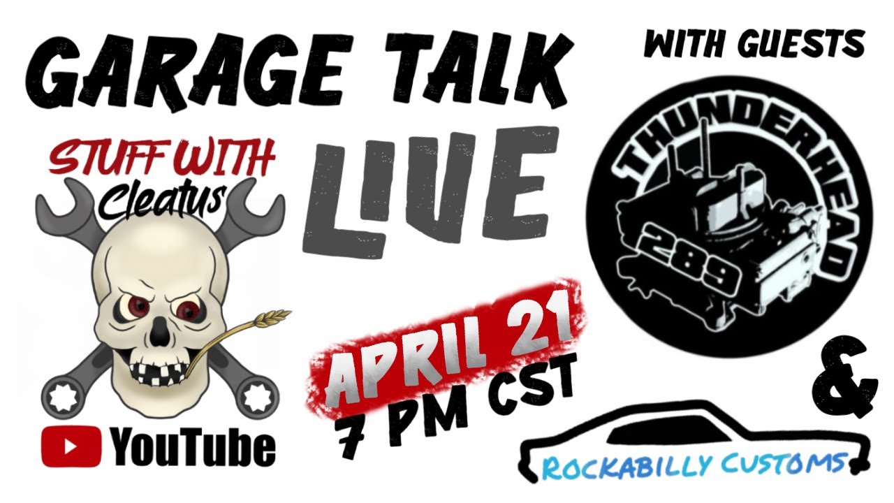 Monthly Garage Talk Live! With Guest Thunderhead289 and Rockabilly ...