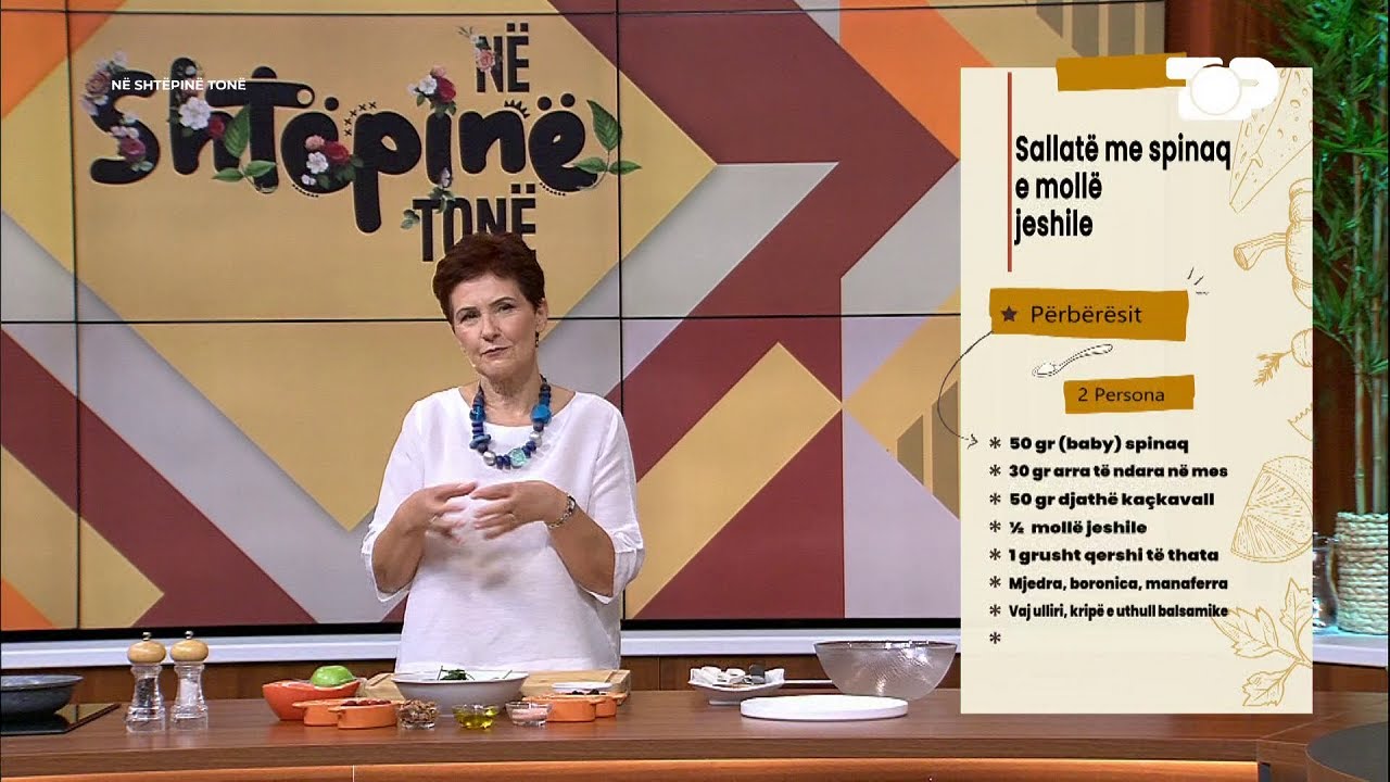 Receta nga Linda Fishta: Sallatë me spinaq e mollë jeshile – Në ...