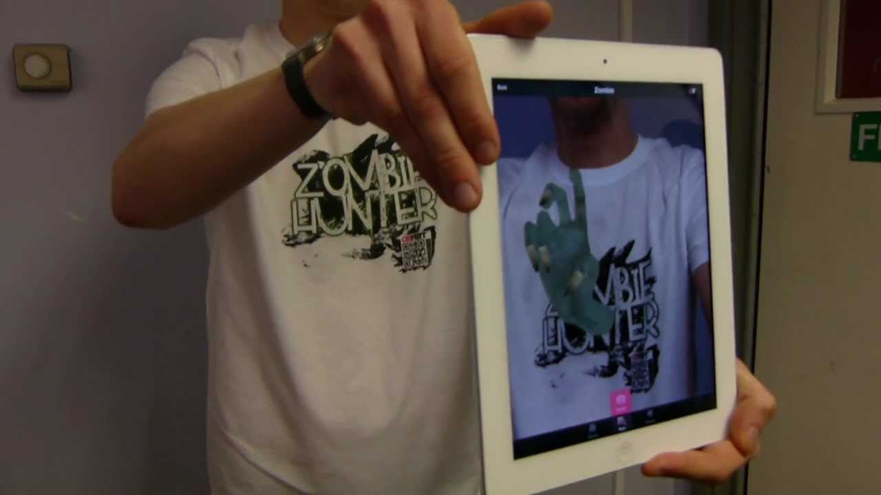 Augmented Reality T-Shirts at Shirtworks - YouTube