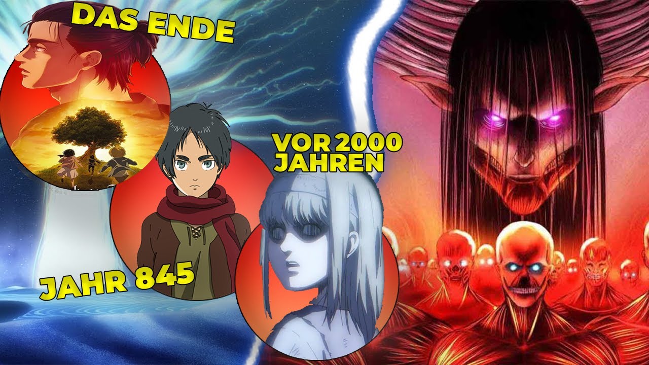 DIE GESAMTE ATTACK ON TITAN TIMELINE & STORY ERKLÄRT IN 26 MINUTEN ...