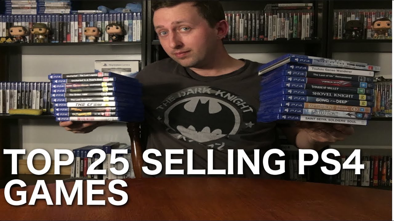 TOP 25 Selling PS4 Games (nov 2017) - YouTube