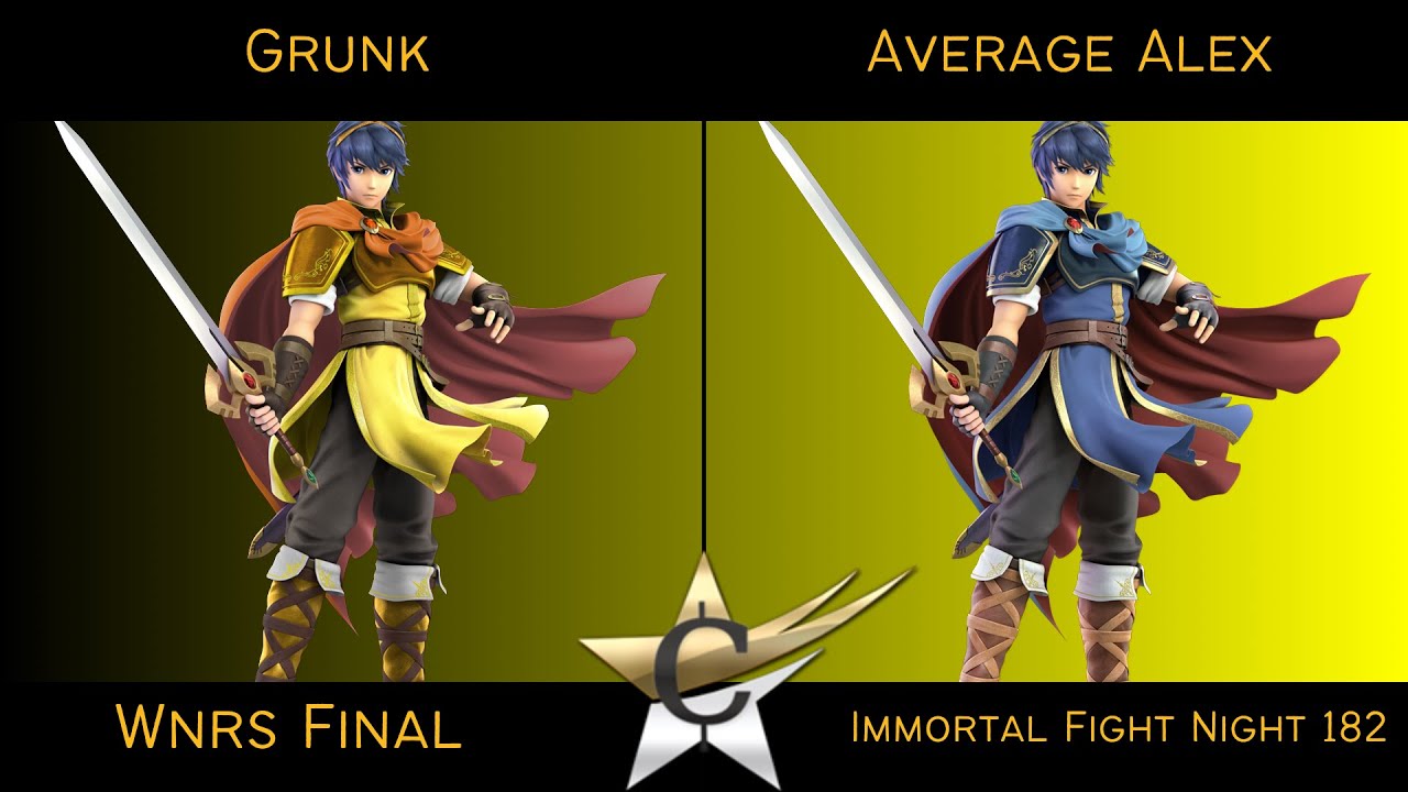 Immortal Fight Night 182 Wnrs Final - Grunk (Marth) vs Average Alex ...