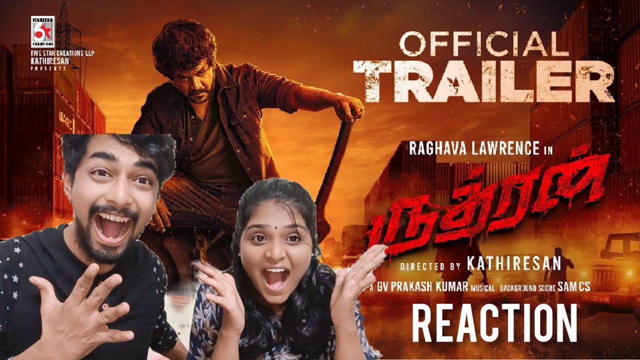 Rudhran - Official Trailer Reaction | Raghava Lawrence | Sarathkumar ...