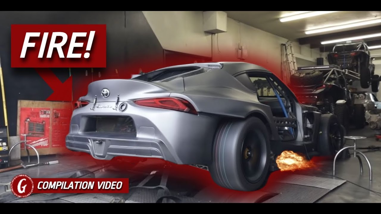 Mk5 Supra Dyno Compilaiton 💥 BEST SUPRA Dyno Videos | #GManClips - YouTube