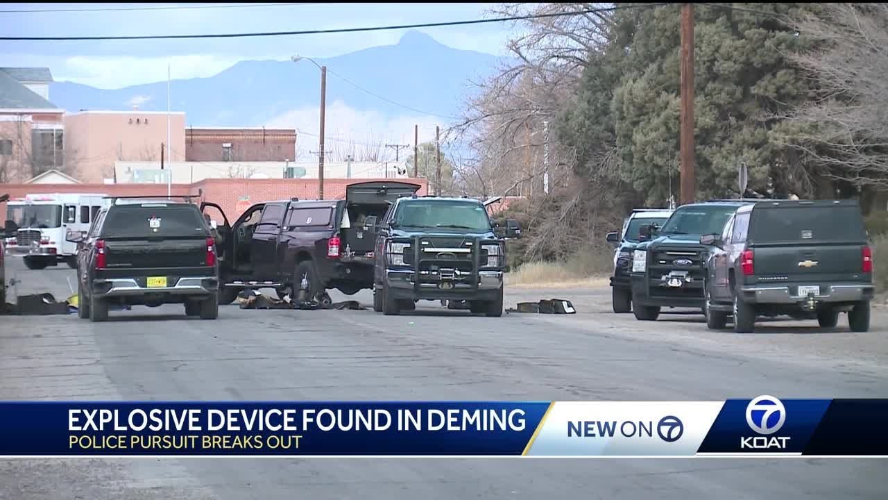 Deming residents shaken after police chase involving explosive - YouTube