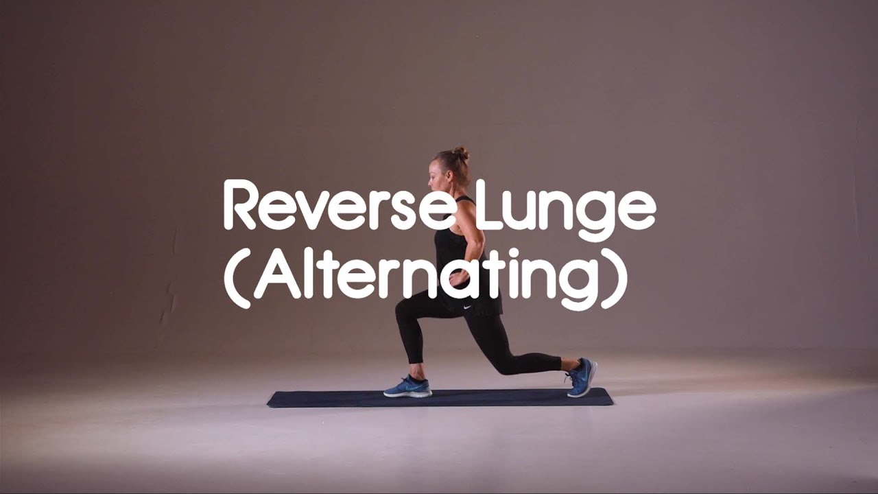 How to do a Reverse Lunge - YouTube