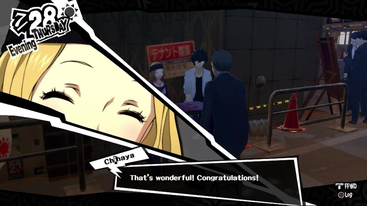 Persona 5 - Fortune Confidant Rank 3 Chihaya Mifune Fortune Teller ...