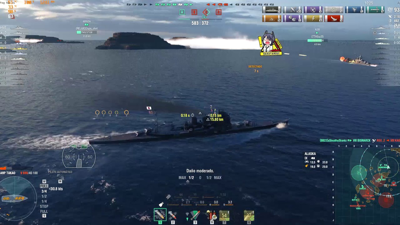 World Of Warships ARP Takao vs Sov. Soyuz - YouTube