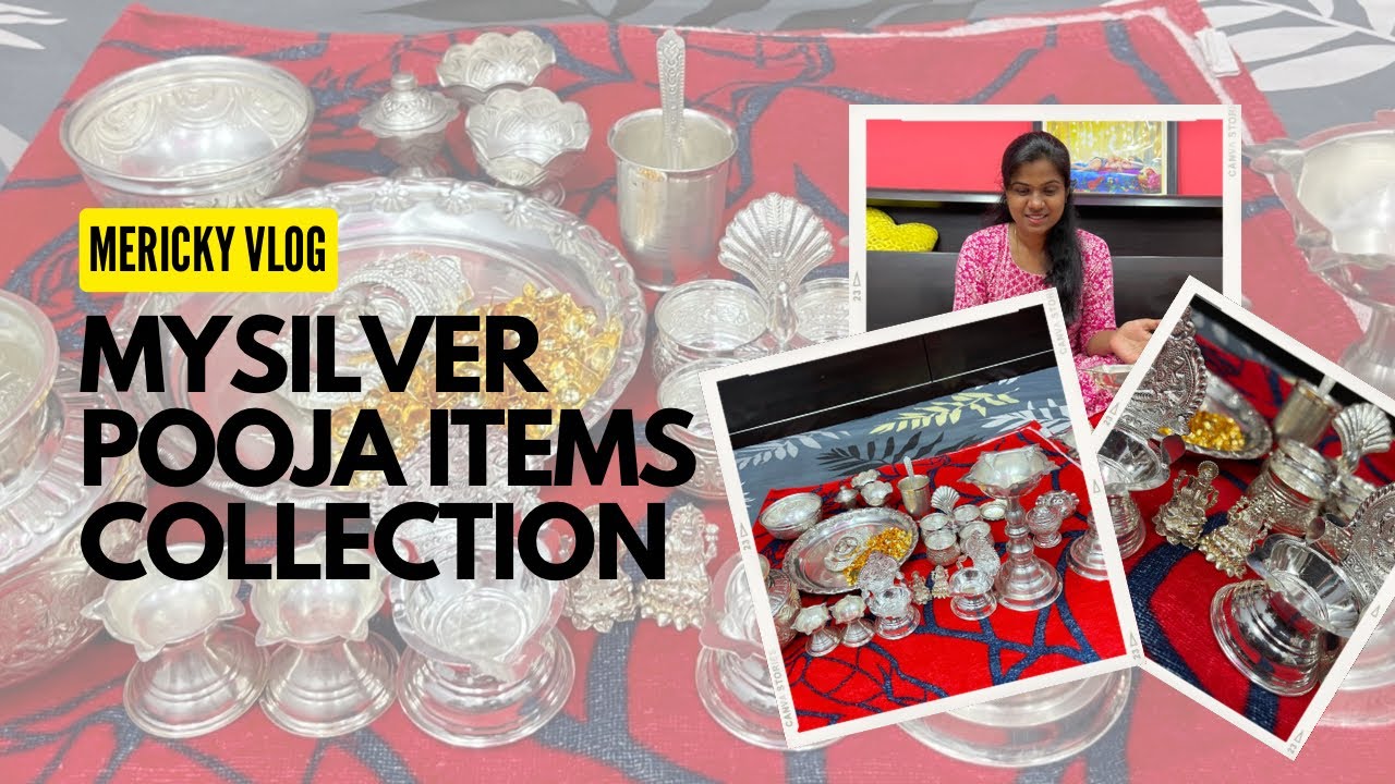 Silver Pooja Items Collection || Silver Pooja Items || Vendi Pooja ...