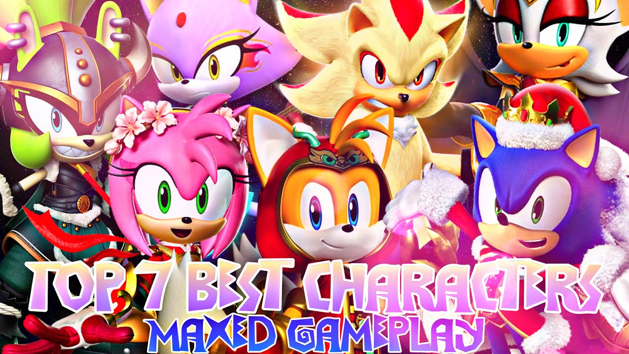 Sonic Forces Speed Battle 💯⭐ Top 7 Best Characters in SFSB ⭐ Gameplay ⭐ ...