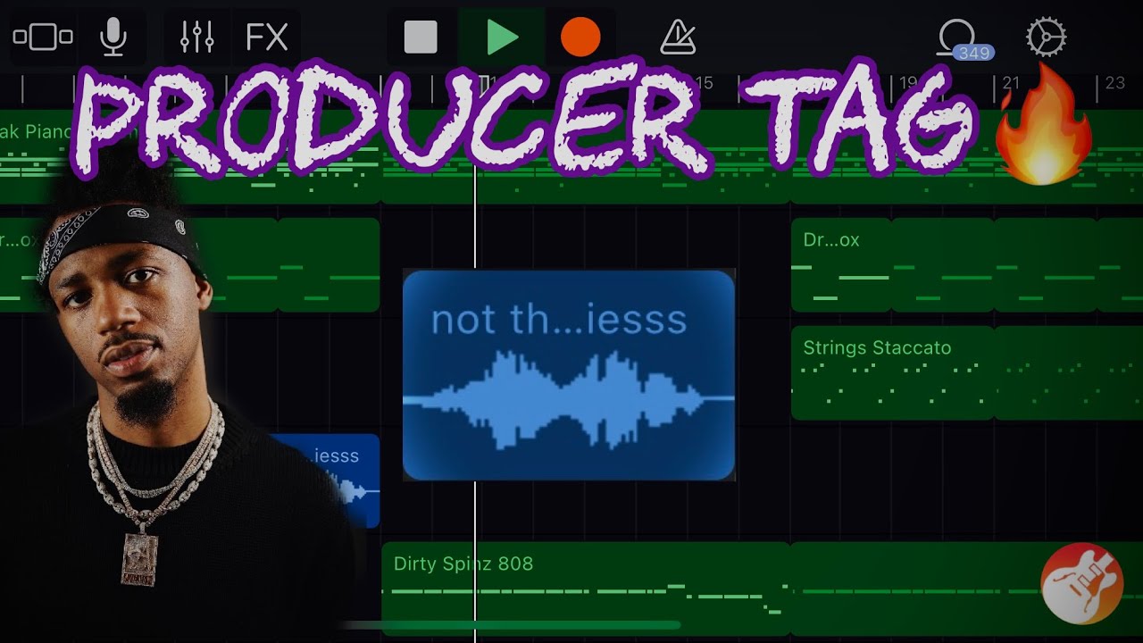 How to Make a PRODUCER TAG in GarageBand iOS! (2023) - YouTube