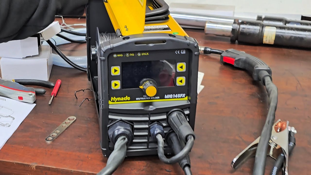 Hynade MIG145fx MIG /TIG/Stick welder unboxing and review - YouTube