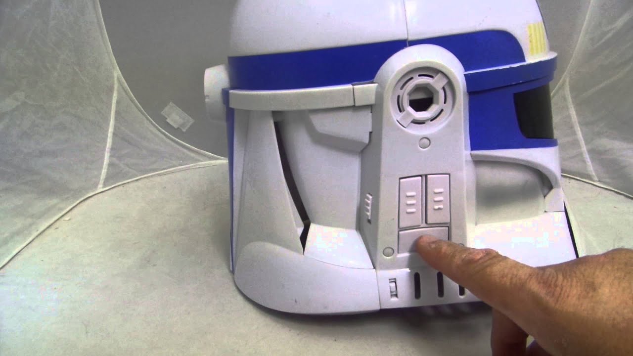 Star Wars Storm Trooper CAPTAIN REX HELMET mask BATTERIES INCLUDED ...
