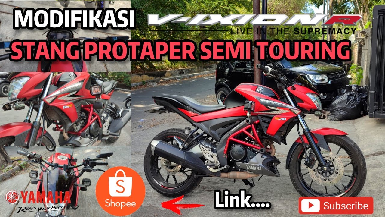 MODIFIKASI VIXION R PART 20 // SEMI TOURING LOOK PART SHOOPE - YouTube