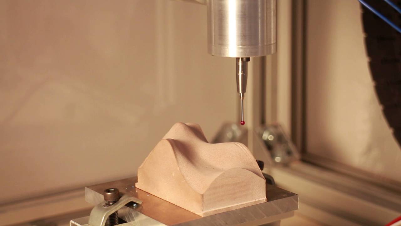 5AXISMAKER - touchprobe trials 01 - YouTube