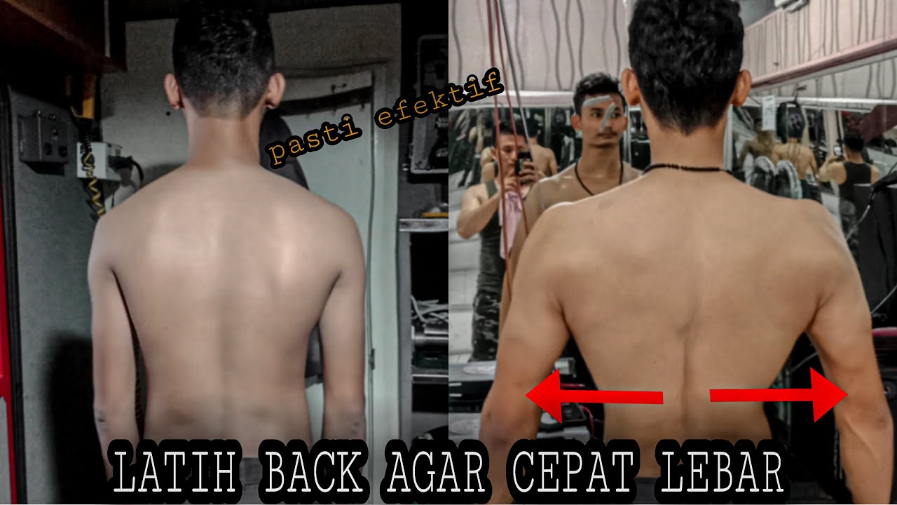 LATIHAN BACK AGAR CEPAT LEBAR DI GYM | BACK WOKROUT - YouTube