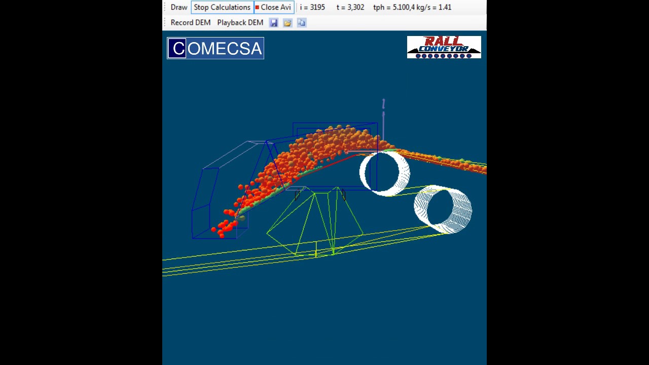 Análisis de chute mediante DEM - YouTube