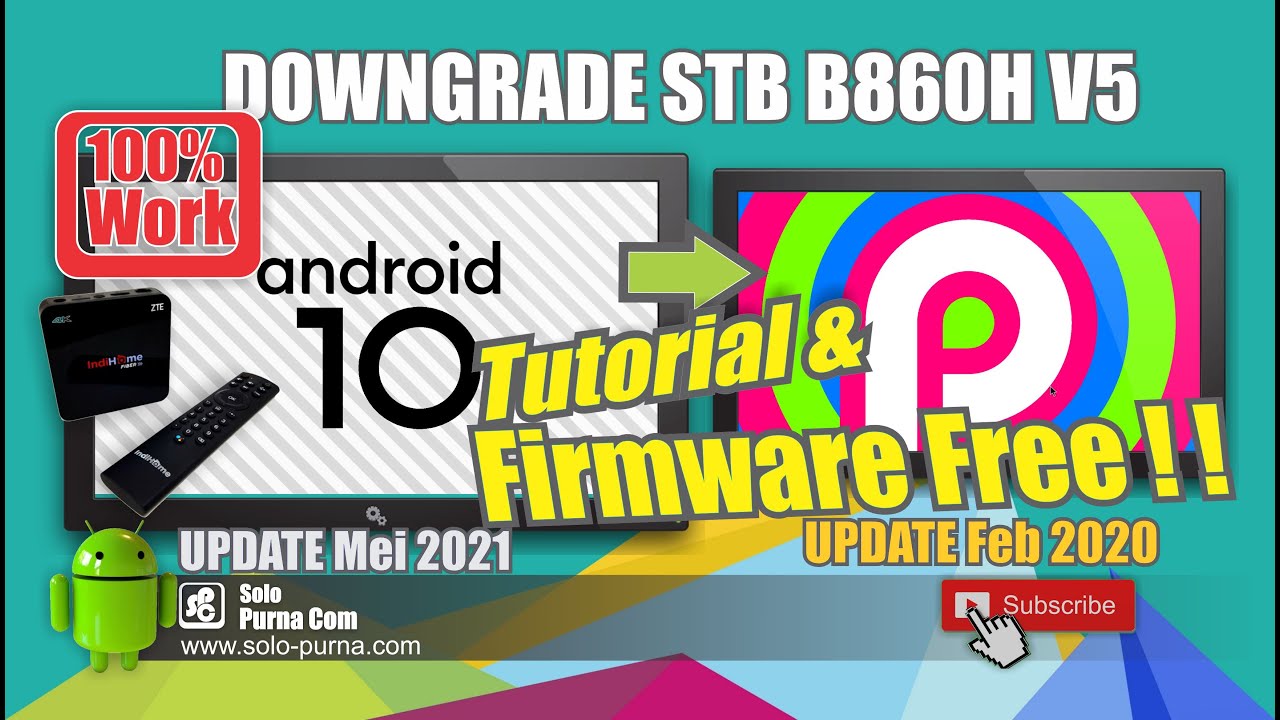 DOWNGRADE STB ZTE B860H V5 UPDATE BULAN MEI 2021 KE BULAN FEB 2020 ...
