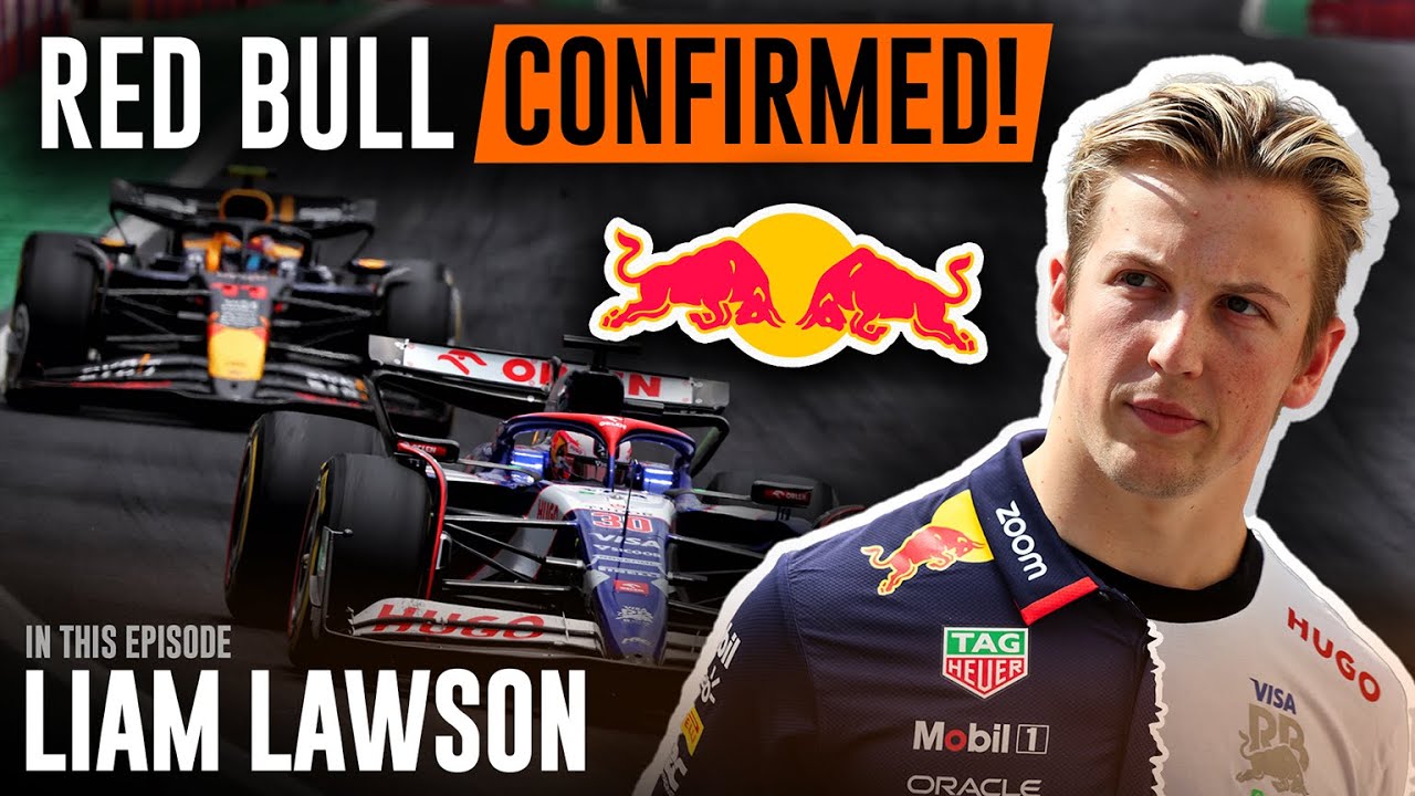 Liam Lawson reacts to his huge Red Bull Racing deal - YouTube