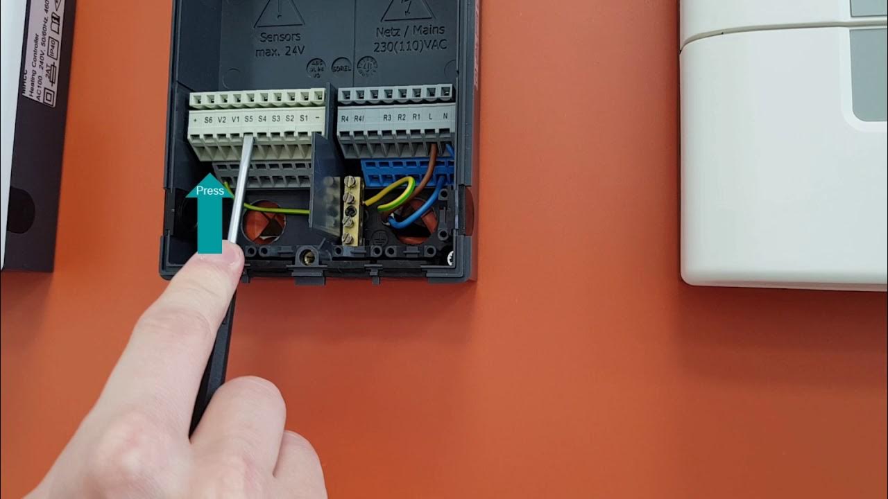 How to open the terminal connections in M L and X controllers - YouTube