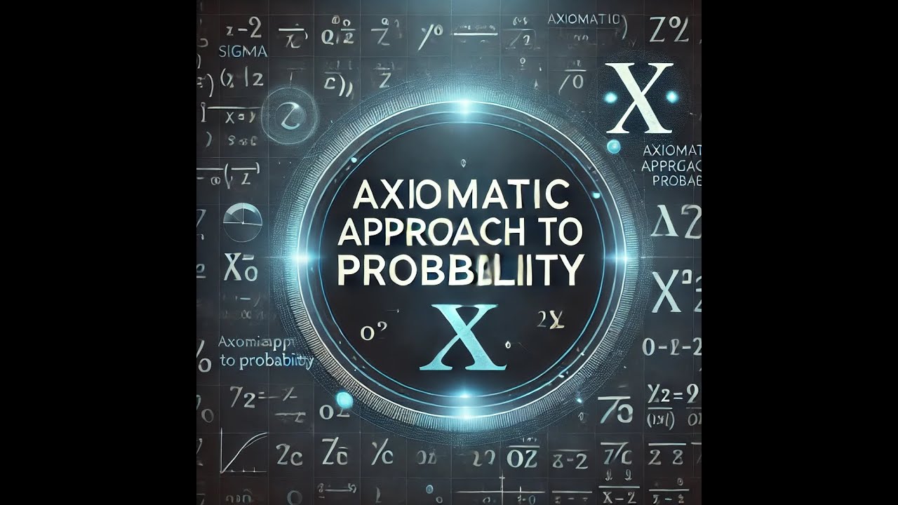 Axiomatic Approach to Probability | Video #145 Data Science and A.I ...