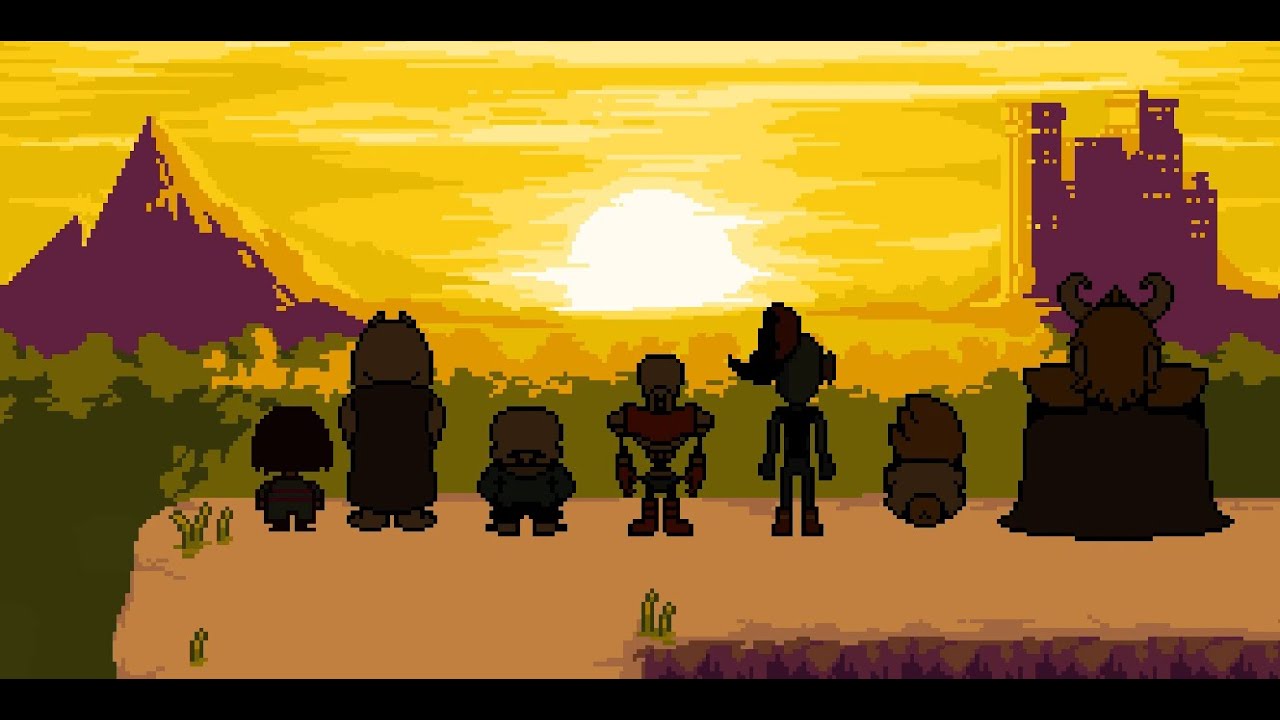 Undertale True Pacifist Ending + Credits - YouTube