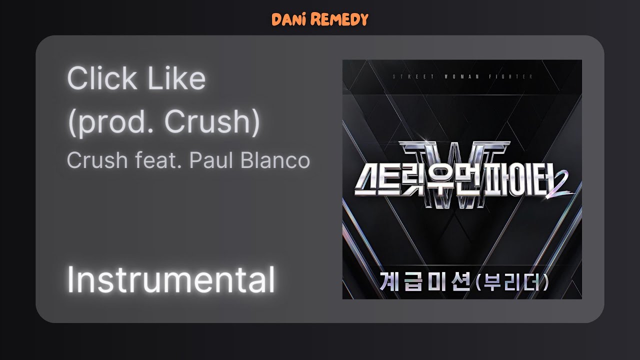 [INSTRUMENTAL] Crush - Click Like (feat. Paul Blanco) (prod. Crush ...