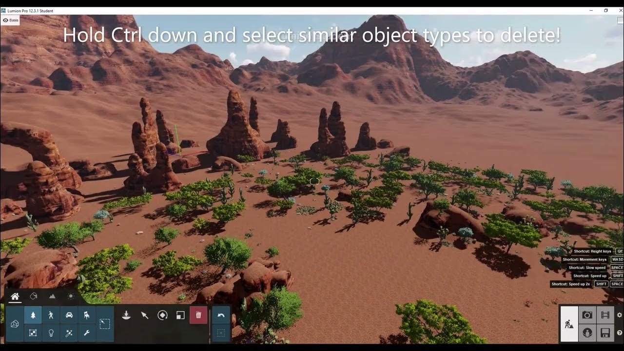 How to quickly delete several objects together in Lumion? - YouTube