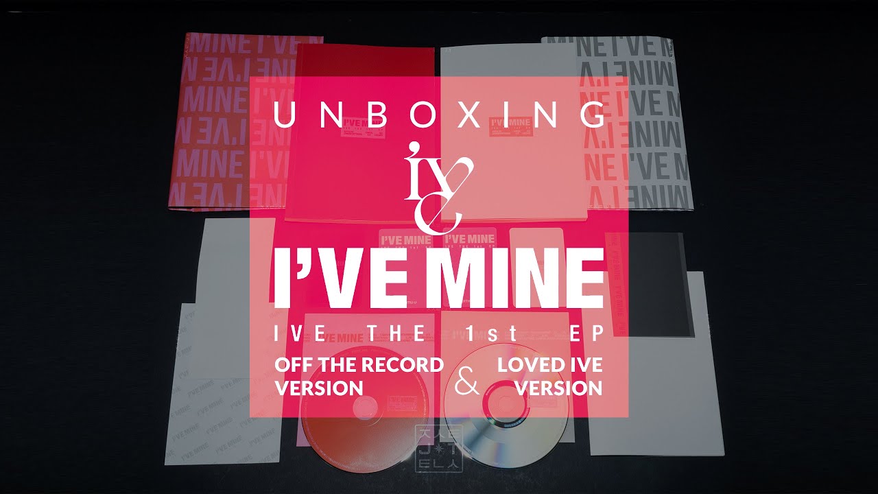 IVE 아이브 - The 1st EP [ I'VE MINE ] - Unboxing "Off The Record" & "Loved ...