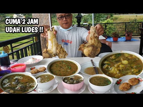 2 JAM LUDES ! SUP STENGKEL DAN SOTO PADANG PAK MAN SOLOK, Kuliner Sumatera Barat