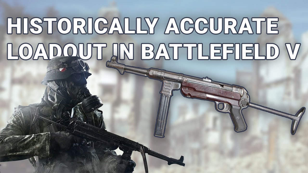 using a historically accurate loadout in bf5 - YouTube