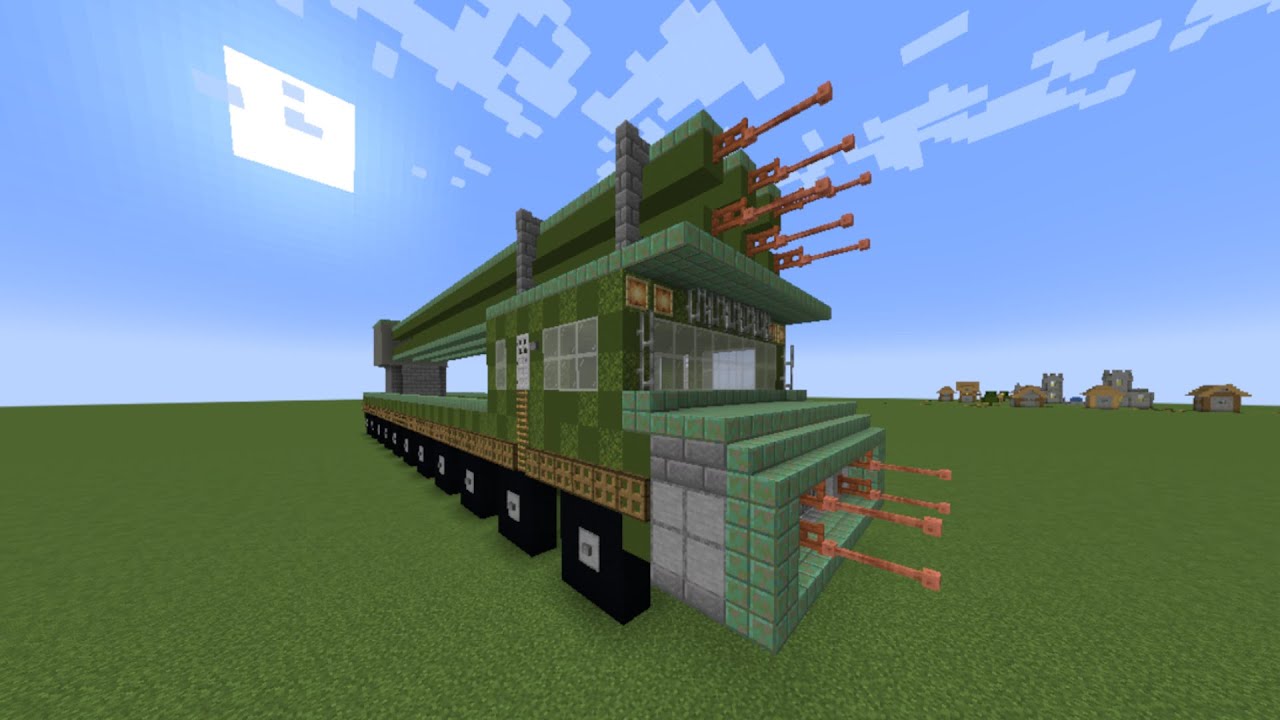 7 Types Of BALLISTIC MISSILE LAUNCHER CARRIERS in Minecraft - YouTube