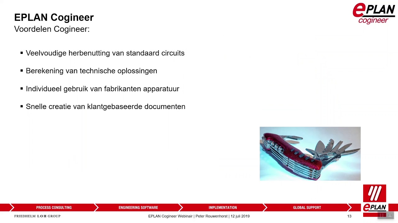 Tips & Tricks webcast - Ontdek de mogelijkheden van EPLAN Cogineer en ...