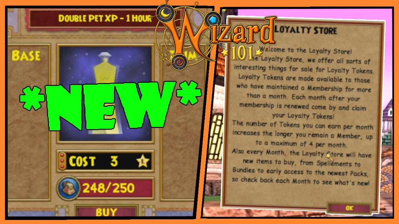 Wizard101: First Look At The *NEW* Loyalty Store! - YouTube