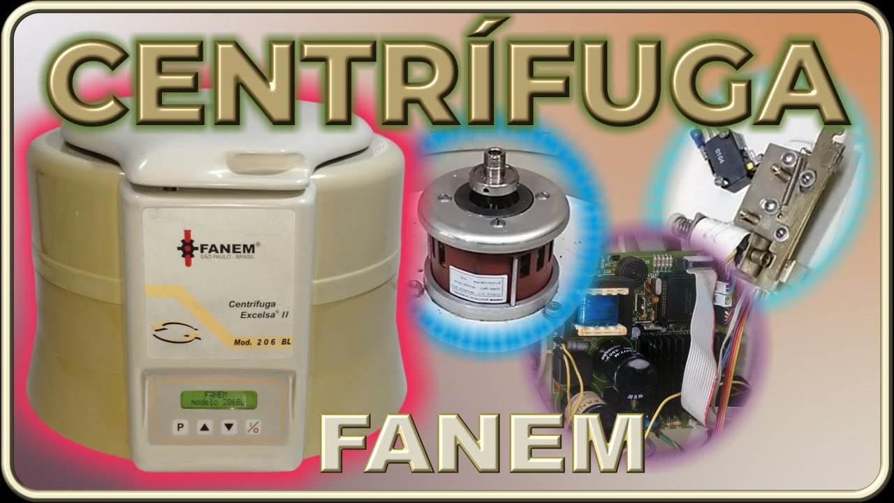 🔥Uma Centrífuga Fanem trepidando muito. E a famosa trava da tampa ...