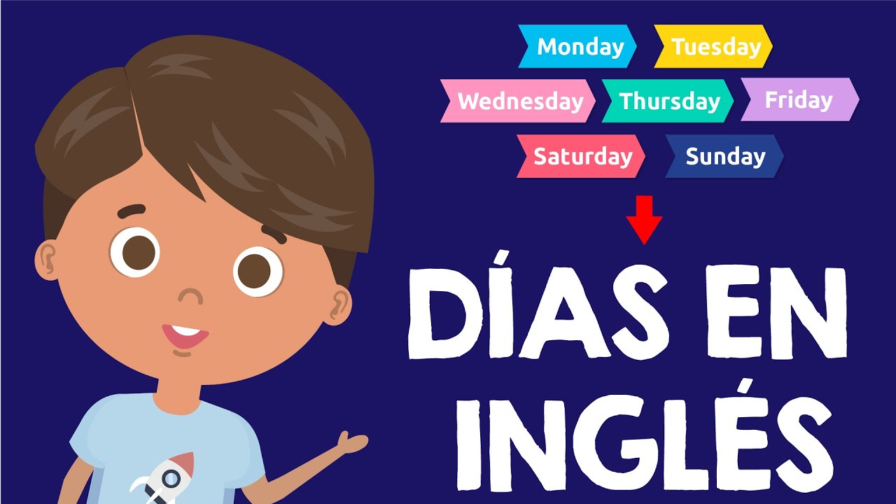 DIAS DE LA SEMANA EN INGLES para niños ⏩ APRENDER INGLÉS FÁCIL⭐CLASES ...
