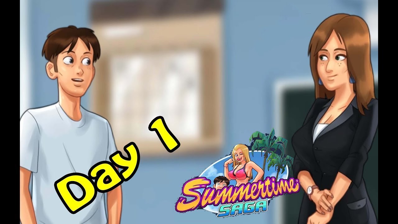 Day 1 at School | Summertime saga 0.20.14 - YouTube