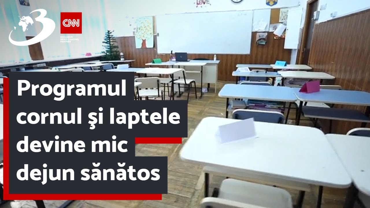 Programul cornul şi laptele devine mic dejun sănătos - YouTube